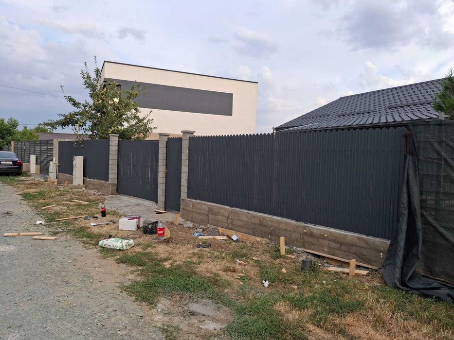 Garduri si porti stil jaluzea, sipca metalica, tabla cutata Suceava ...