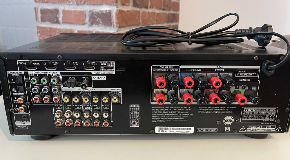 Teac AG-D200 HDMI Home Cinema Receiver Bucuresti Sectorul 1 • OLX.ro