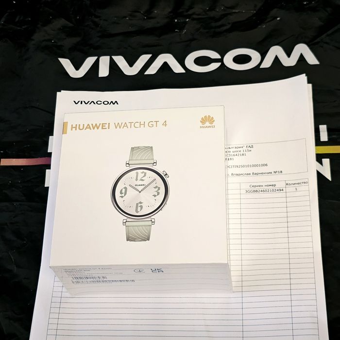 ЗАПЕЧАТАН 41mm Huawei watch GT 4 Гаранция Vivacom 2026 Green Зелен GT4 гр. София Младост 1 • OLX.bg