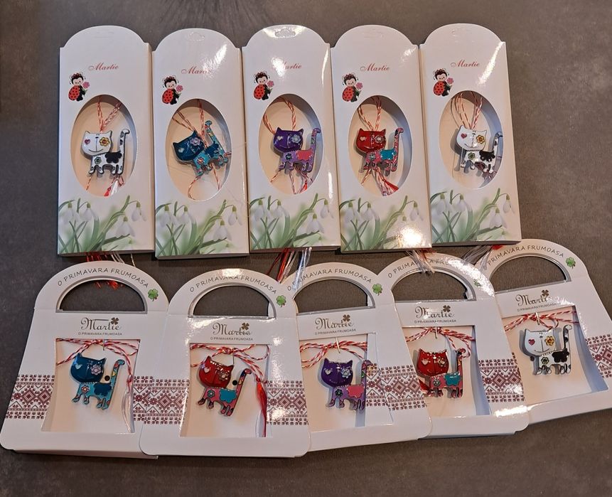 Martisoare pisici metalice foarte vesele. Bucuresti Sectorul 6 • OLX.ro