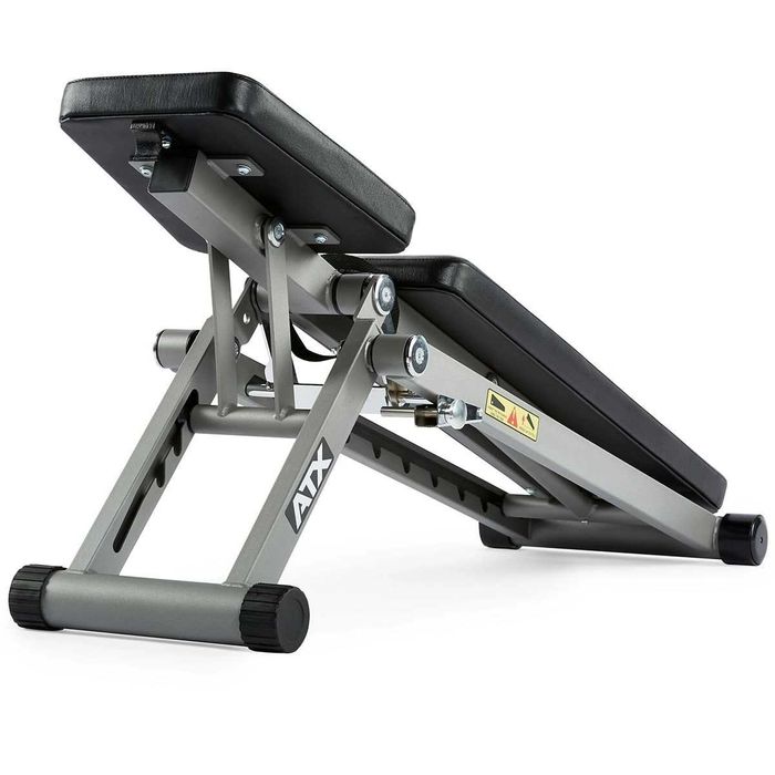 Сгъваема Пейка ATX Weight Bench Silver, Регулируема Пейка за Фитнес гр ...