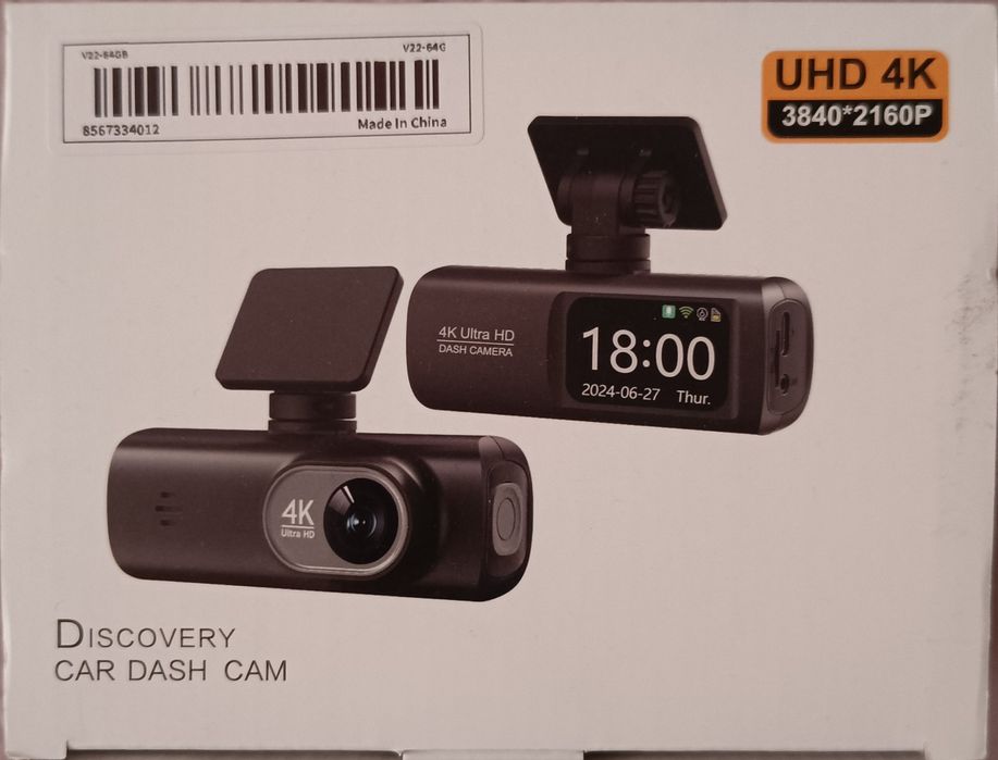 Видеорегистратор dash cam 4K висок клас видео с 2 камери предна 4к. гр. Русе Централен южен ...