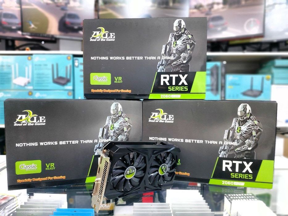 Видеокарты Msi, Axle, PNY, Arktek RTX 4060, 3060, 2060s, GTX 1660s, 16: ...