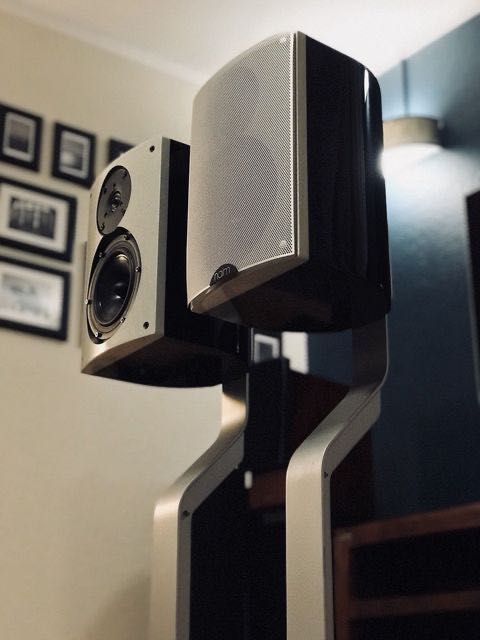 Naim N-vi sistem 5.1- 4x N-Sat, N-Cent, N-Sub, piano black, si separat ...