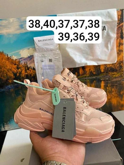 Adidași Balenciaga alb roz gri mov Iasi • OLX.ro