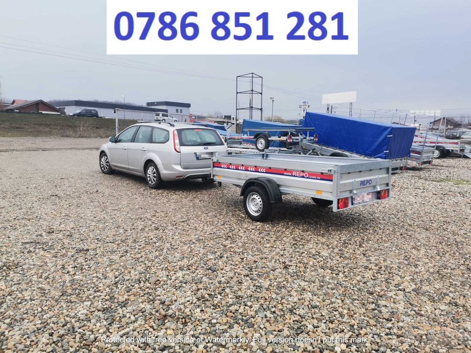 Remorca Auto 750 Kg Dublu Ax Mono Ax Transport Auto Moto Atv Apicola Targu Jiu • OLX.ro