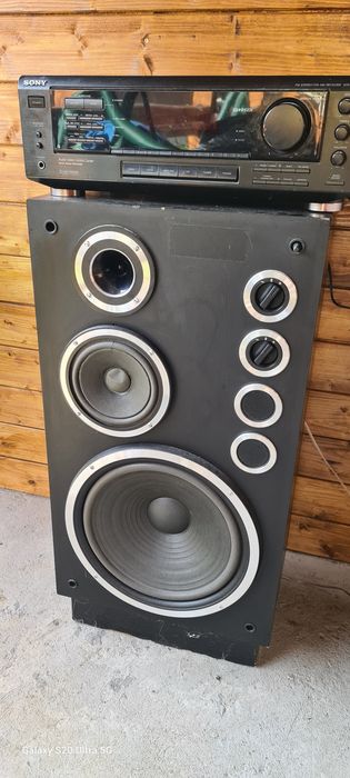 Boxe Unitra de 140W cu amplituner Sony Corunca • OLX.ro
