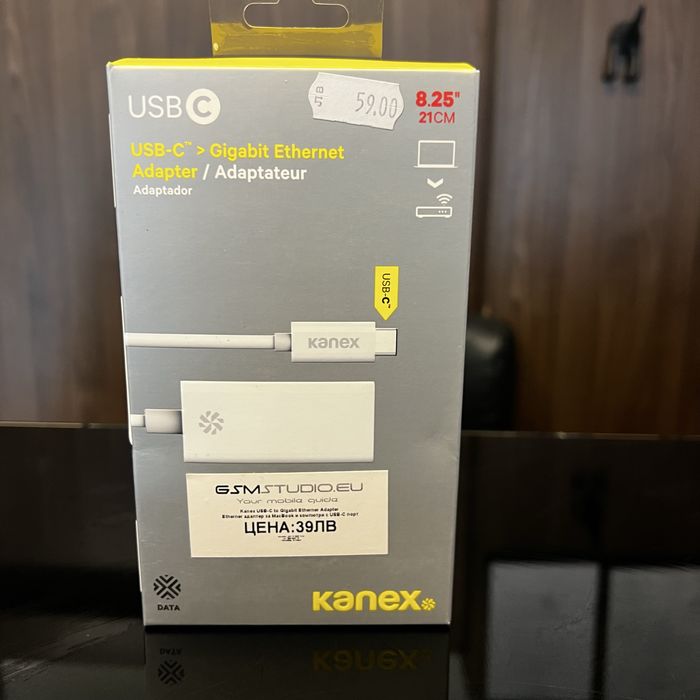 Kanex USB-C to Gigabit Ethernet Adapter - адаптер с USB-C порт гр ...