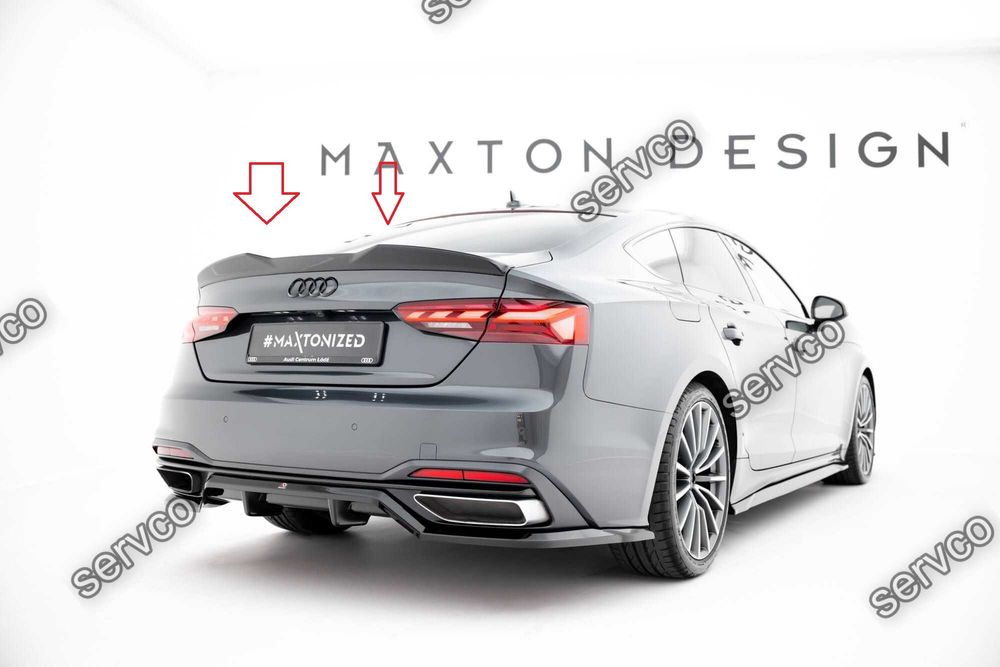 Eleron spoiler cap Audi A5 Sportback F5 2019-2024 v1 - Maxton Design ...
