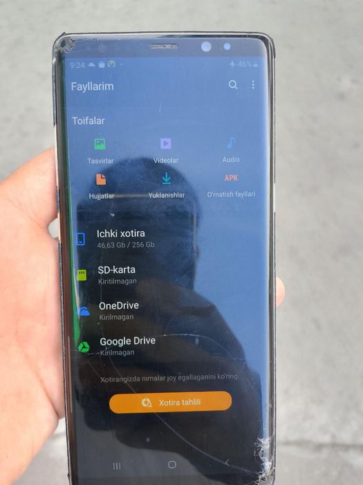 Samsung note 8 256gb: 700 000 сум - Мобильные телефоны Нурафшан (Тойтепа) на Olx