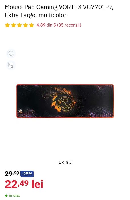 Vând mouse pad vortex Piscu • OLX.ro