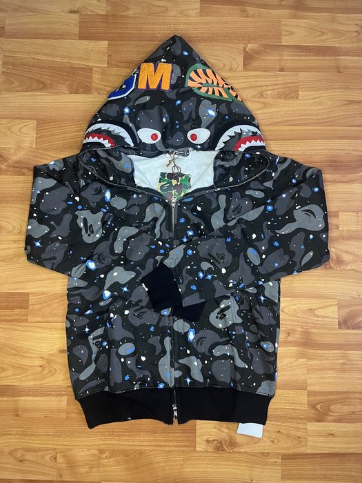 Hanorac Bape Space Camo Negru Bucuresti Sectorul 1 • OLX.ro