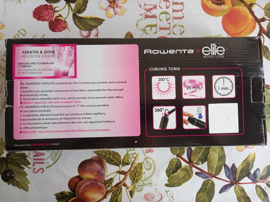 Маша за коса Rowenta Elite Model Look Keratin & Shine -къдрици и вълни ...
