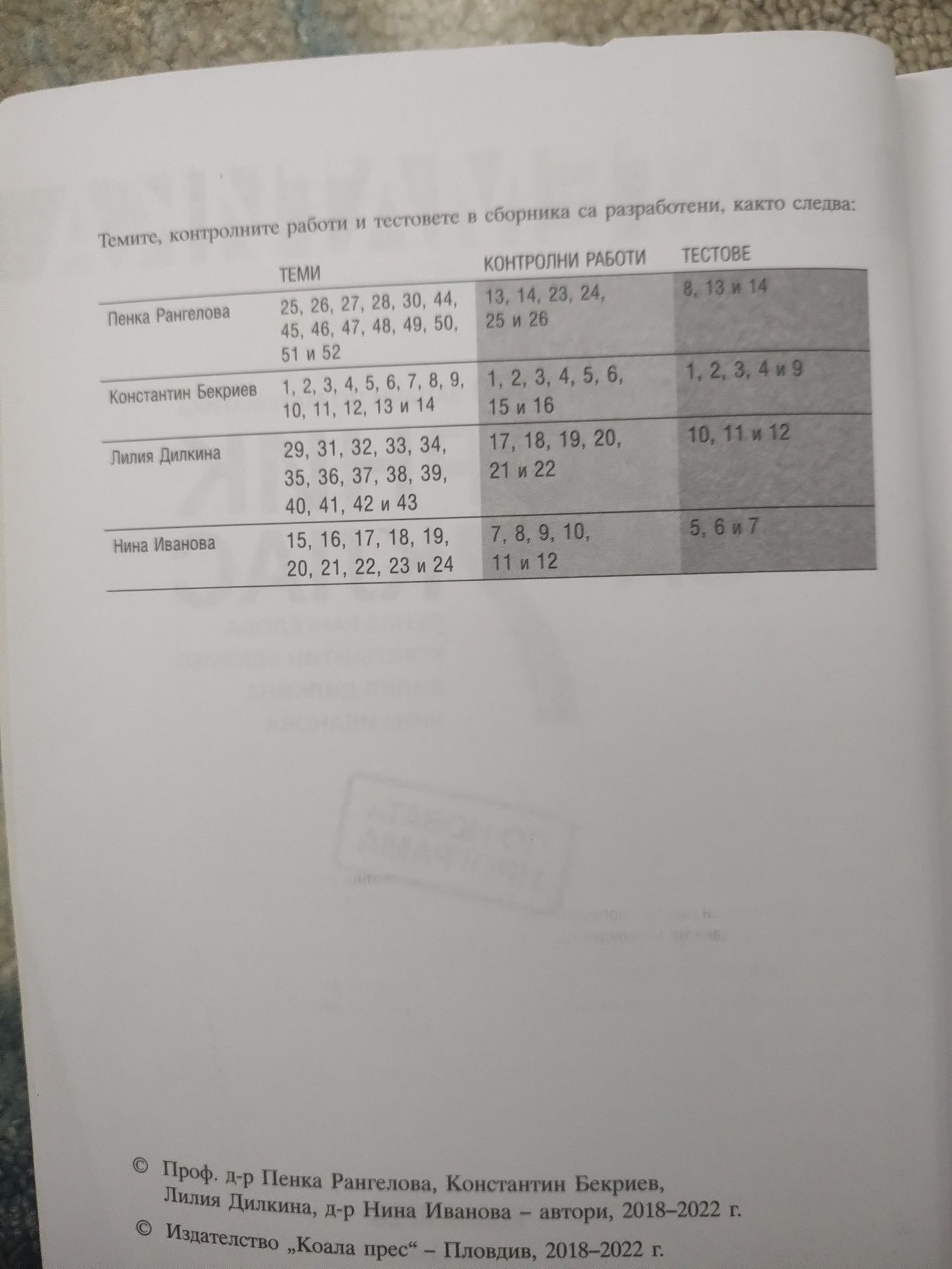 Сборник по математика за 7 клас гр Асеновград • Olx Bg