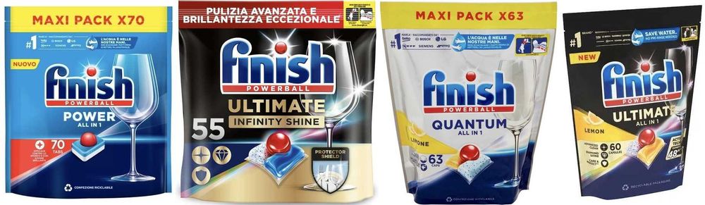 Таблетки съдомиялна Finish Ultimate 55бр с лимон внос Италия гр Димитровград • Olx Bg