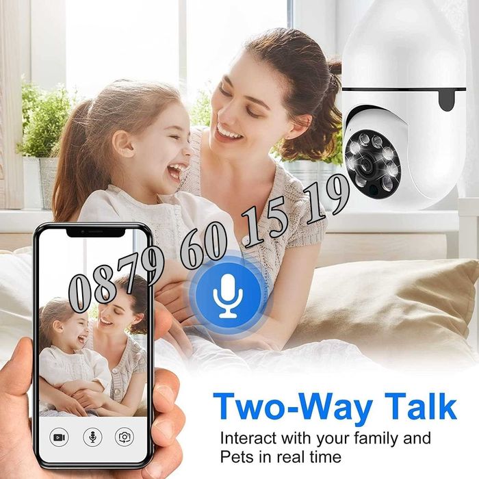 Куполна камера тип крушка 2mp Full Hd 360° камера крушка гр София Борово • Olx Bg