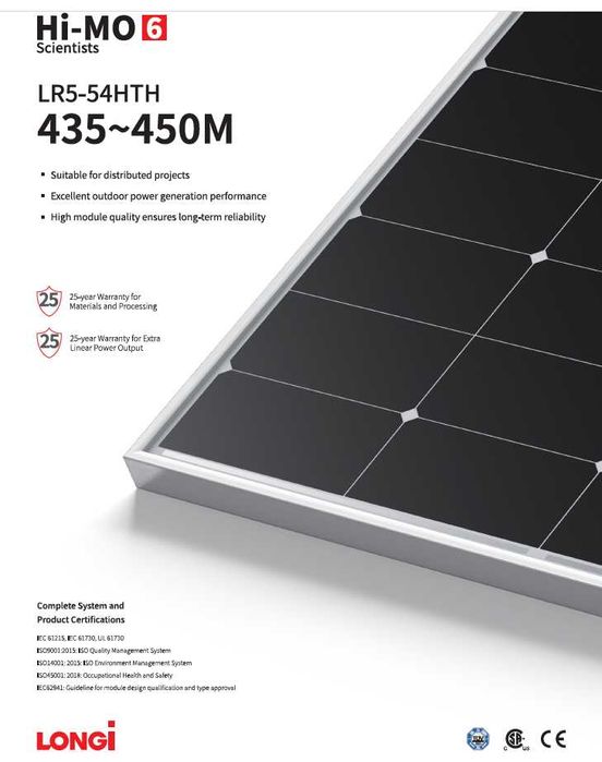 Panou Fotovoltaic Longi LR5-54HTH-440M Bucuresti Sectorul 2 • OLX.ro