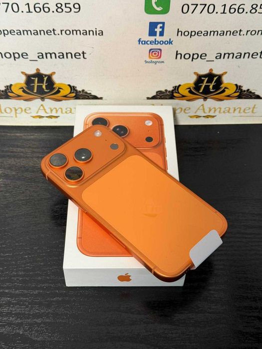 Hope Amanet P10/IPHONE 17 PRO 512 GB Cosmic Orange NOU Bucuresti ...