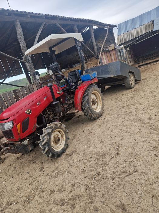 Vând tractor 4x4, XT 224,25CP,plug,freza(noua) și remorca Slobozia • OLX.ro