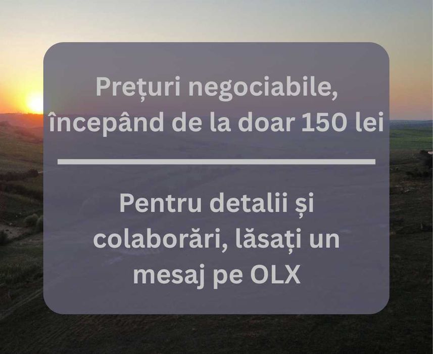 Filmări și fotografii aeriene cu dronă pentru evenimente Iasi • OLX.ro