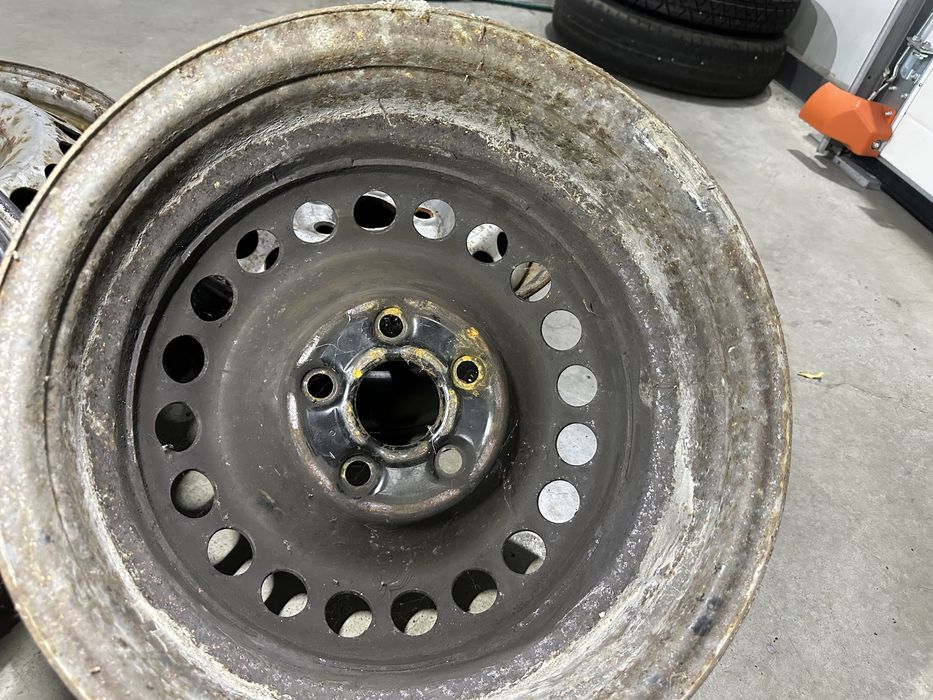 4бр. Оригинални 16” Железни Джанти 5х120 за -VW T5/T6- 6,5Jx16H2, ET51 ...