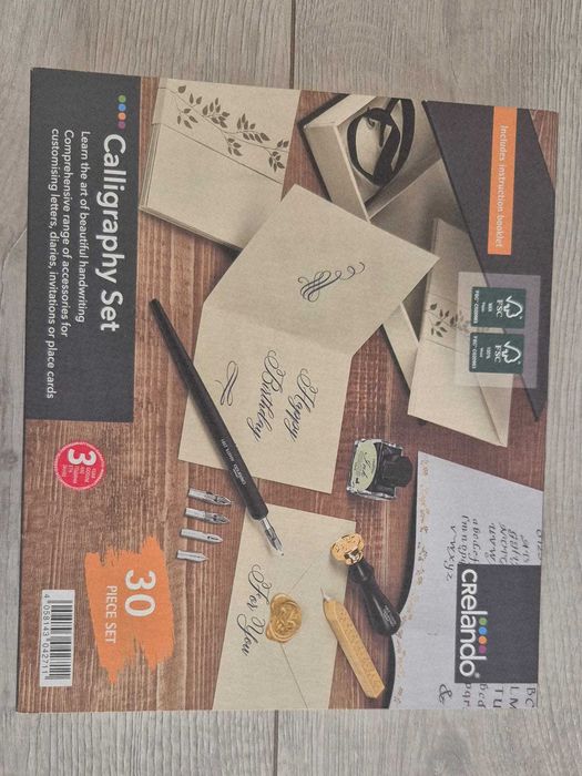 Set Caligrafie Premium Crelando – cadou rafinat, ambalare inclusă ...