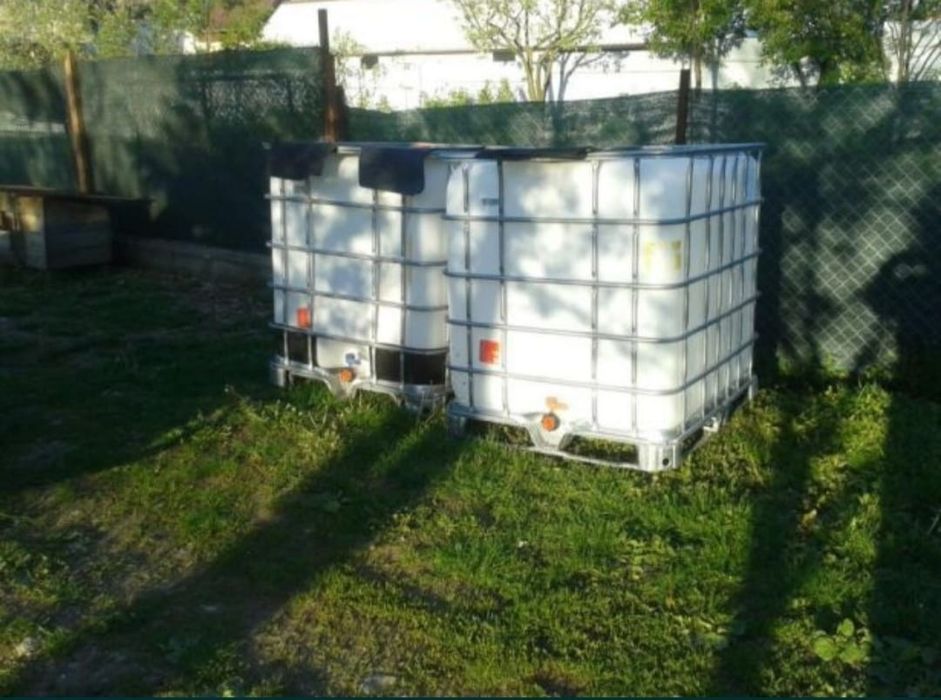 Rezervor butoi recipient cub bazin plastic ibc 600 1000l fosa septică ...