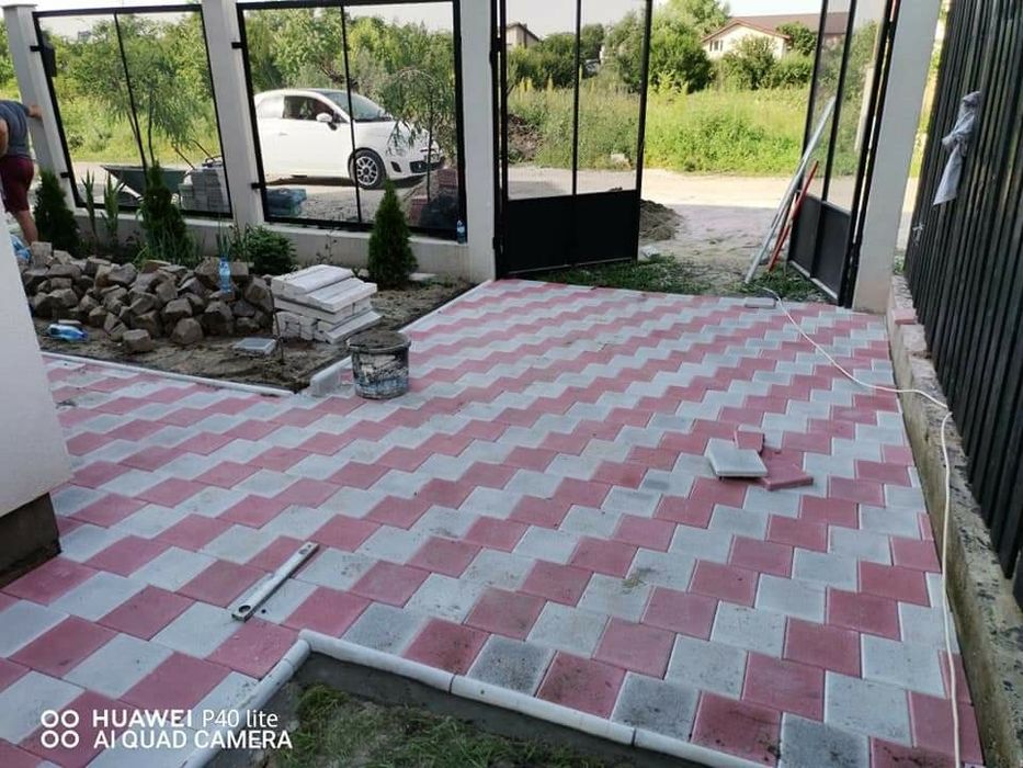 Pavele autoblocante curte si gradina Asiguram montaj pavaje Bucuresti ...