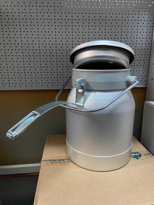 Bidon aluminiu pentru lapte 10 litri cu capac si cleme Suceava • OLX.ro