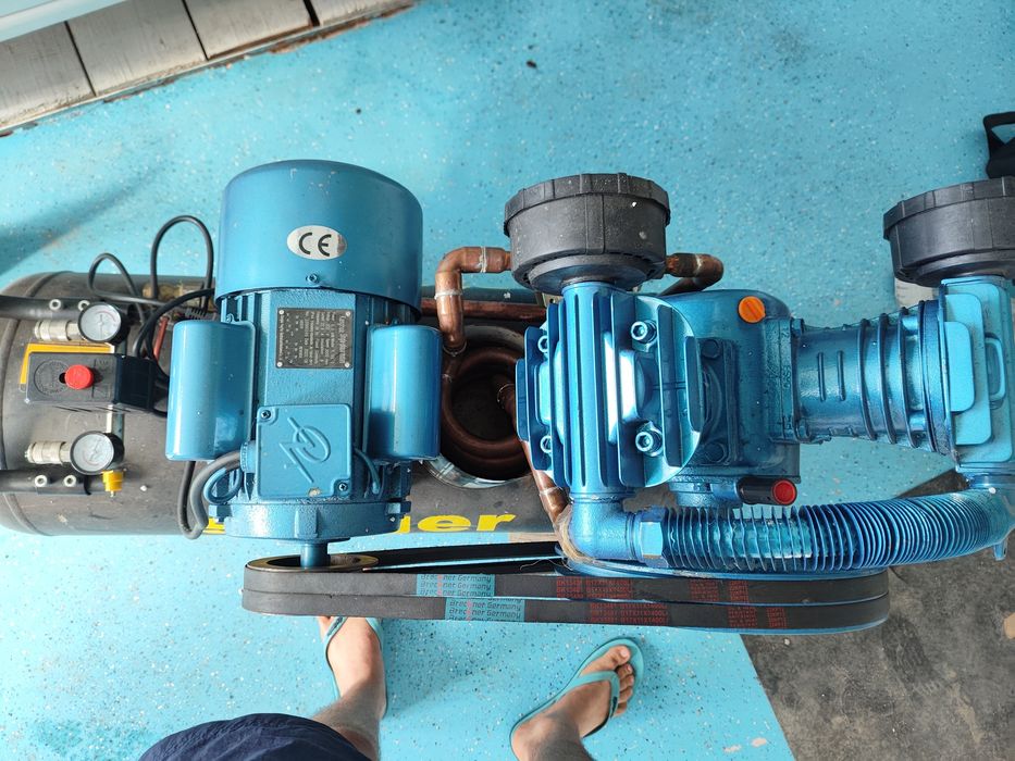 Vând butelie aer 100l, cap compresor Pleasov • OLX.ro