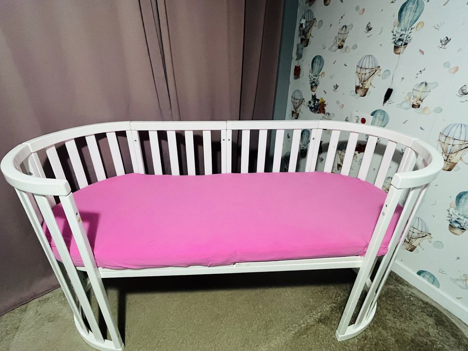 Patut bebe rotund/oval Mon Amie 9 in 1 alb Ilfov Magurele • OLX.ro