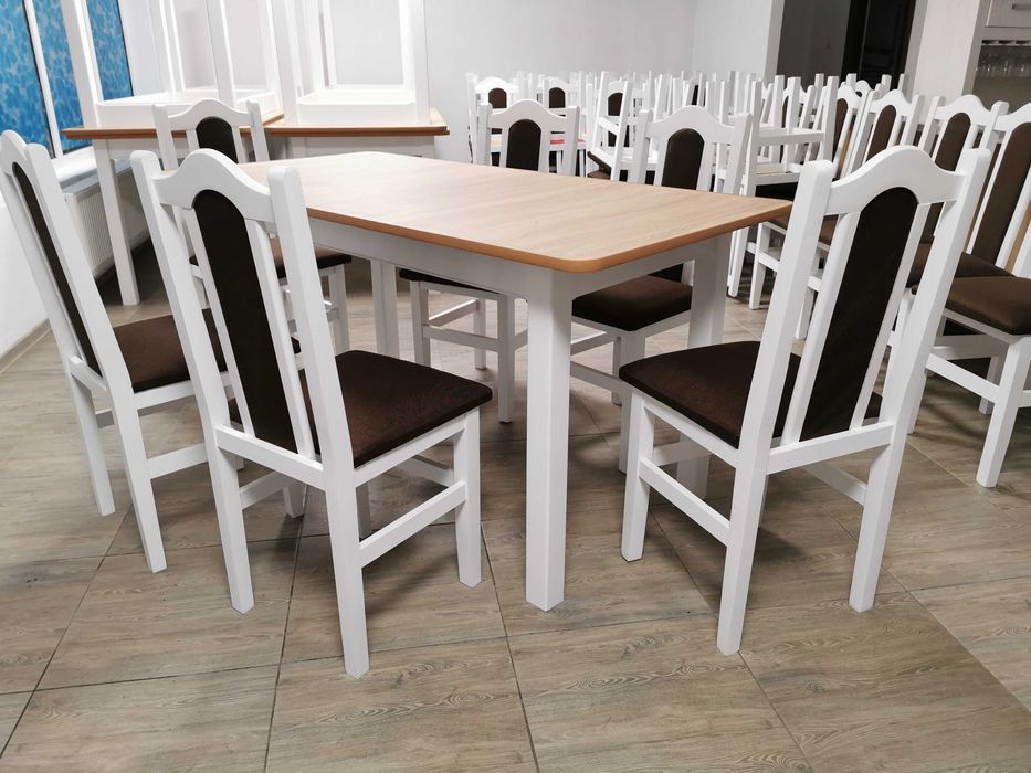 Scaune si mese restaurant, terasa lemn masiv (producator) Targu Neamt ...