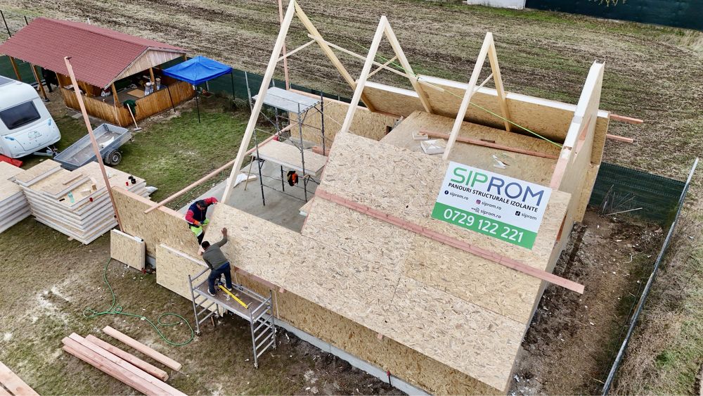 Case din Panouri Sip - Proiectare | Productie | Montaj Galati • OLX.ro