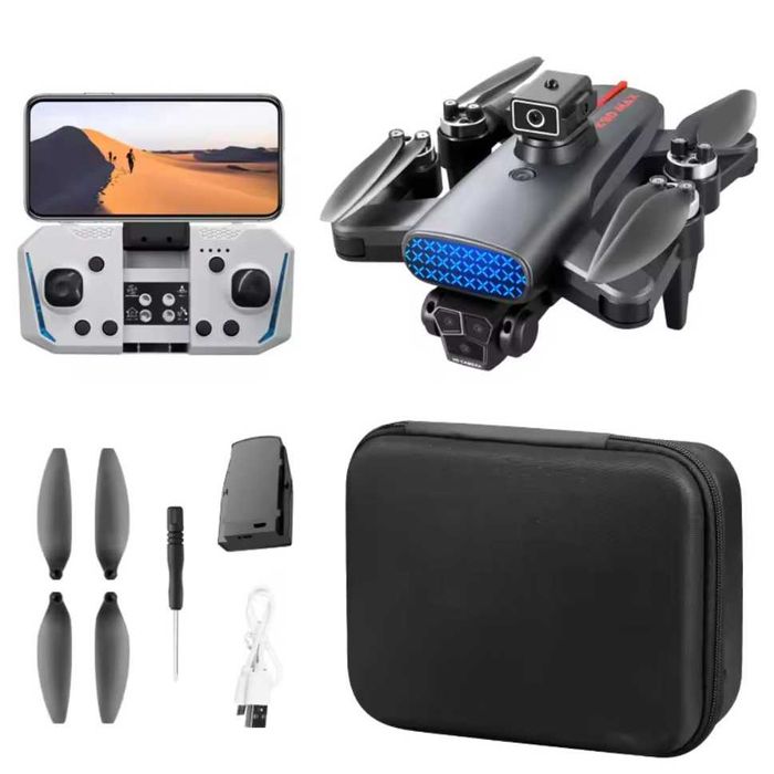 Drona cu camera si telecomanda, GPS, 4K, HD, 3.7V, 1800mAh Popesti ...