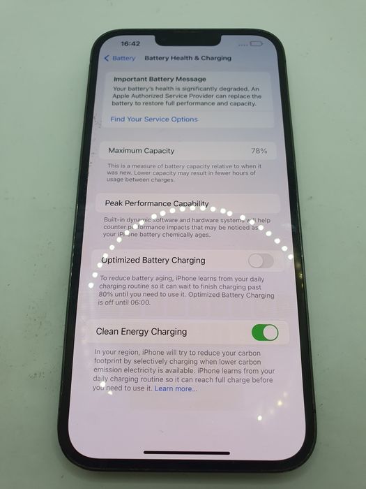 Iphone 13 pro max 128GB 78% bat•Amanet Lazar Crangasi•44853 Bucuresti ...