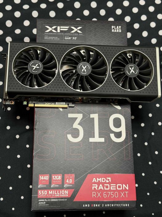 XFX Radeon™ RX 6750 XT SPEEDSTER QICK 319, 12GB GDDR6, 192-bit ...
