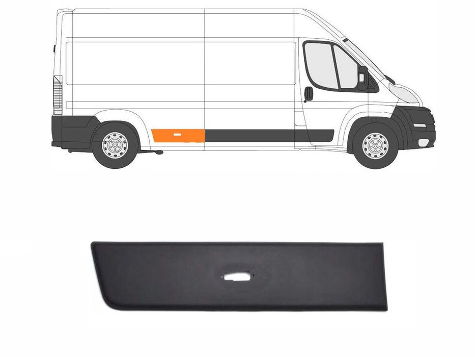 Лайста калник за Citroen Jumper / Peugeot Boxer / Fiat Ducato 2006+ гр ...