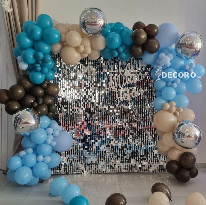 Panou foto baloane botez, aniversare - Decor Baloane Bucuresti Sectorul ...