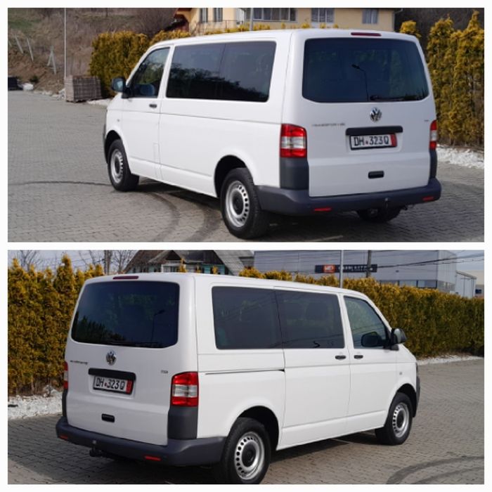 Vw Volkswagen Caravelle t5 Clima spate 8+1 LOCURI transporter Dej • OLX.ro