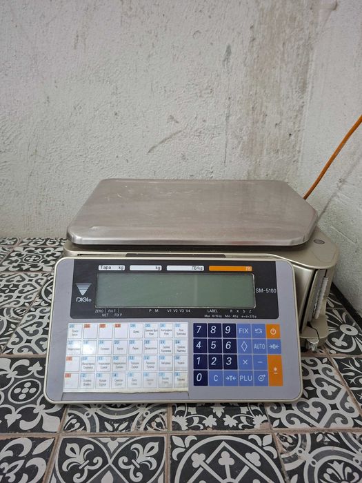 Търговска електронна везна DigiSystem SM-5100 с вграден принтер. гр ...