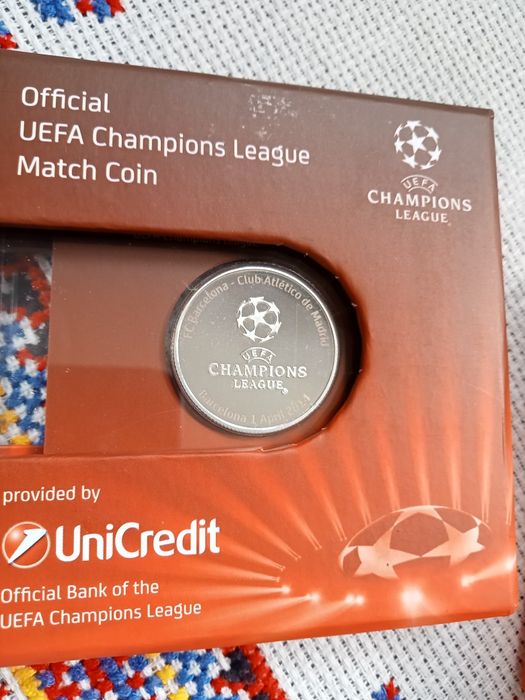 Coin, Barcelona,Atletico,Manchester, Bayern UEFA Champions League 2013 ...