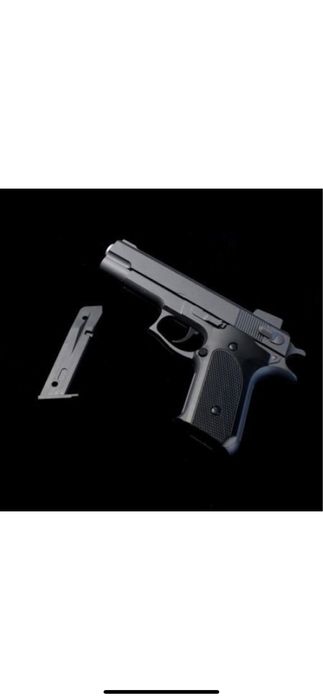 Pistol airsoft Metalic, Arc spring 6mm, Colt K33 + Bile profesionale ...