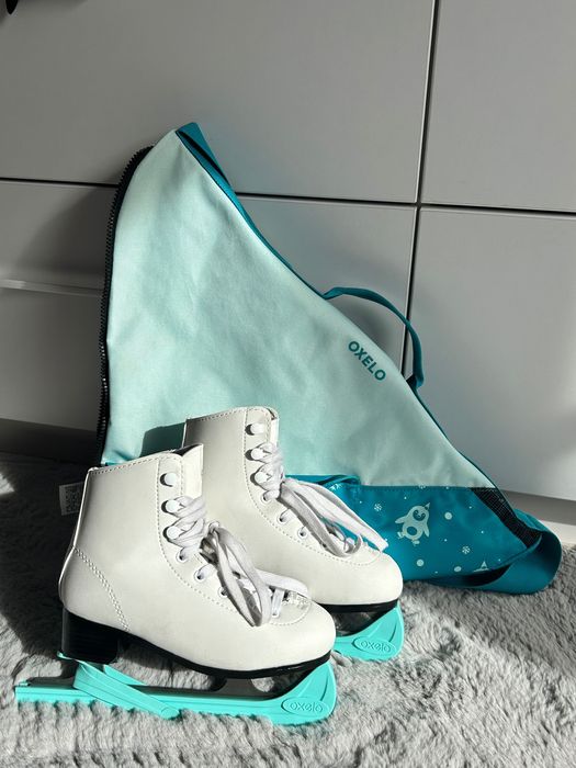 Кънки за лед с протектори и чанта Oxelo гр. Варна Младост 1 • OLX.bg