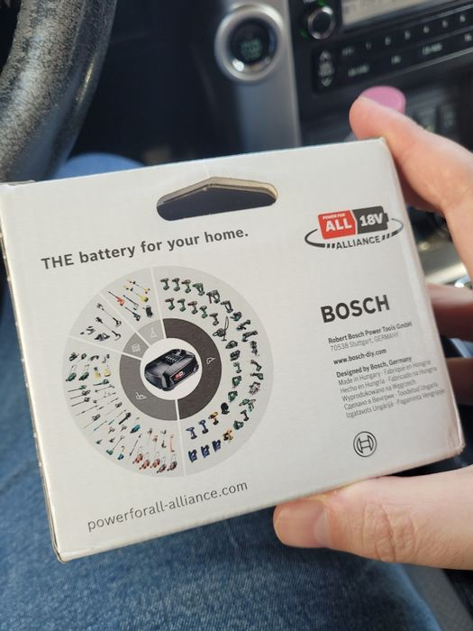 Батерия Bosch PBA 18v, 3Ah w-c оригинална нова неотваряна гр. София Красно село • OLX.bg