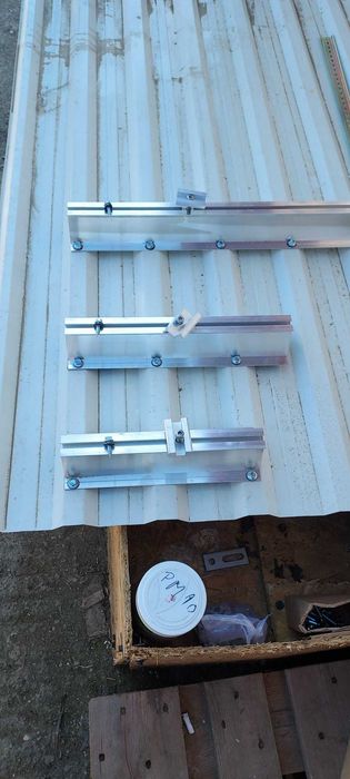 Minirail profil sina de montaj panouri fotovoltaice H63mm Bucuresti ...