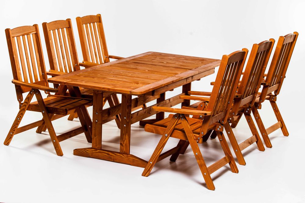 Set mobilier gradina pliabil din lemn Bucuresti Sectorul 3 • OLX.ro