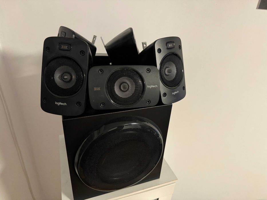 Logitech Z906 Dolby 5.1 500 RMS + Creative Sound Blaster Z SE - DAC ...