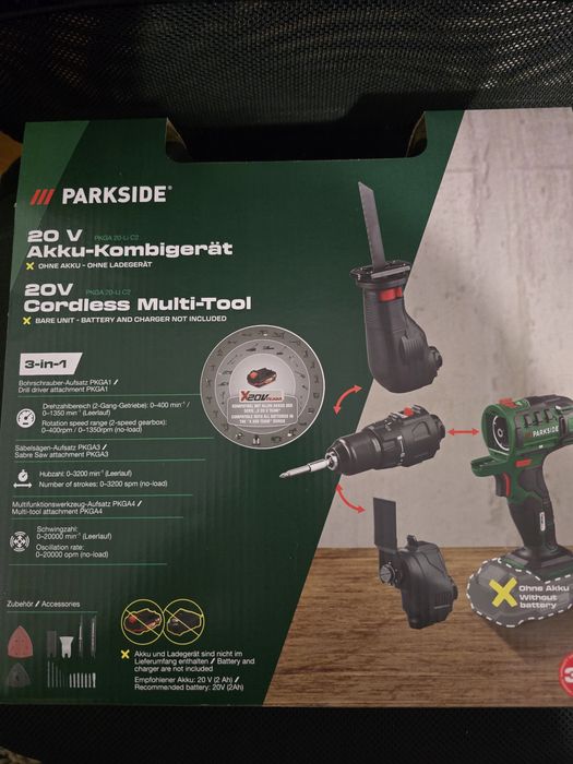 Masina multifunctionala 3 în 1 Parkside pe acumulator 20V NOU! Pitesti ...