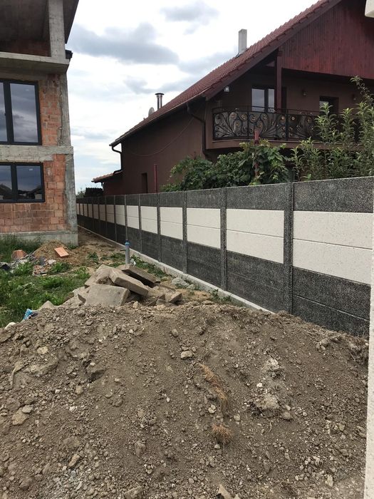 Placi gard beton prefabricat Satu Mare • OLX.ro