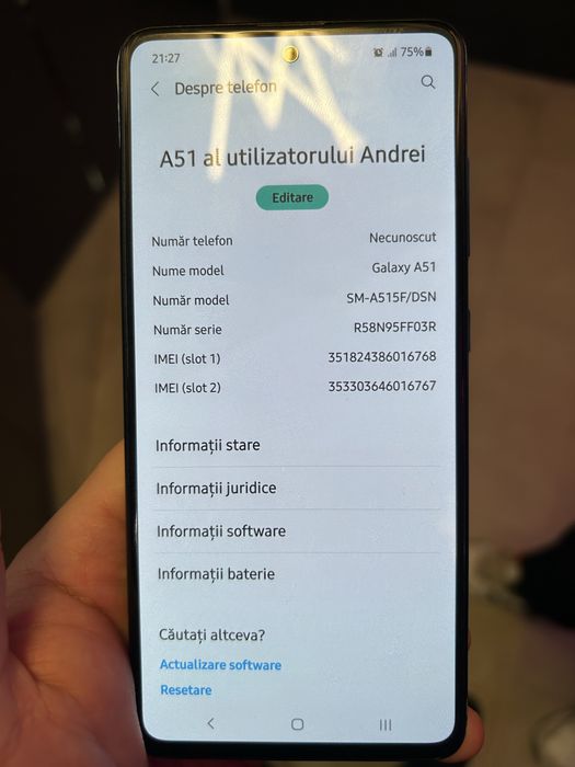 Samsung Galaxy A51 Bucuresti Sectorul 3 • OLX.ro